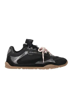 Pinko Yulia Lace-up Sneakers - Black