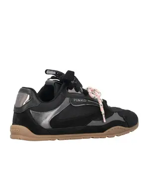Pinko Yulia Lace-up Sneakers - Black
