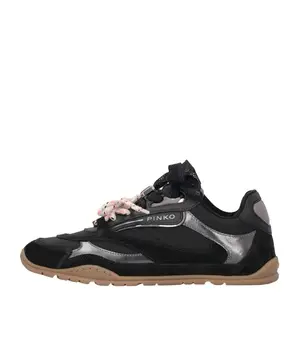Pinko Yulia Lace-up Sneakers - Black