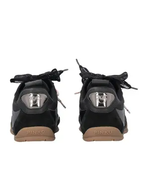 Pinko Yulia Lace-up Sneakers - Black
