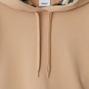 Burberry Long Sleeve Cropped Hoodie