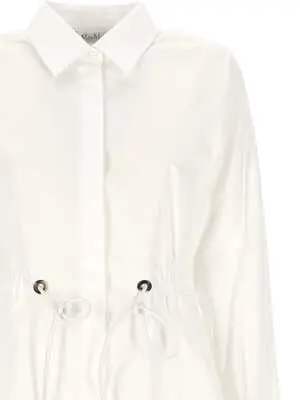 Max Mara Tazzina Drawstring Shirt - White