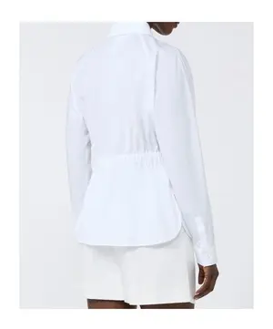Max Mara Tazzina Drawstring Shirt - White
