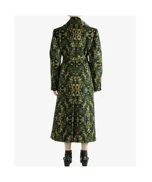 Dries Van Noten Rafaella Embellished Graphic Coat