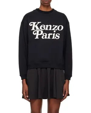 Kenzo Flocked Logo Crewneck Sweatshirt