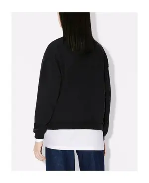 Kenzo Flocked Logo Crewneck Sweatshirt