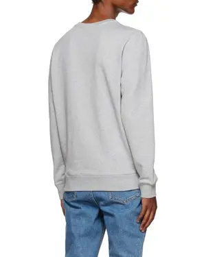 A.p.c. Logo Print Crewneck Sweatshirt - White