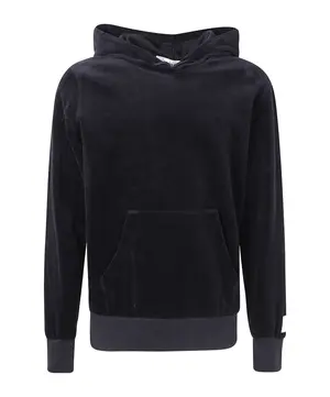 GOLDEN GOOSE Logo Patch Drawstring Hoodie