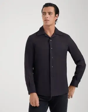 Brunello Cucinelli Curved Hem Easy-fit Shirt