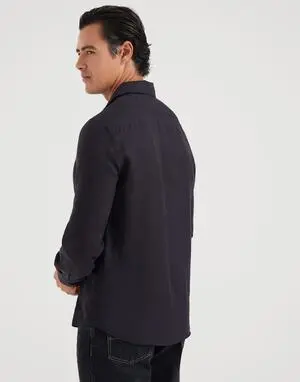 Brunello Cucinelli Curved Hem Easy-fit Shirt