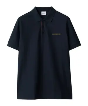 Burberry Polo Shirt With Lapel Short Sleeve