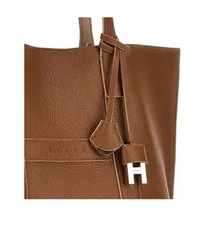 Hogan Script Shopper Bag - Brown