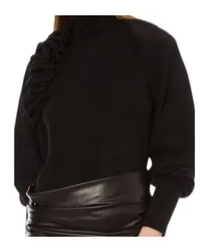 Alberta Ferretti Bolero In Merino Wool, Silk, And Cashmere