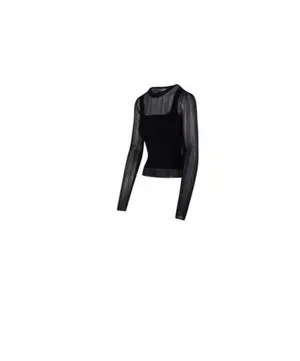 Sportmax Ribbed Trompe L'oeil Jumper - Black