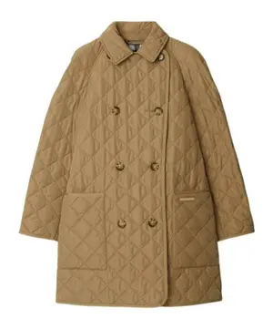 Burberry Quilted Double-breasted Coat