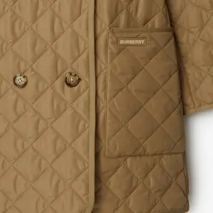 Burberry Quilted Double-breasted Coat
