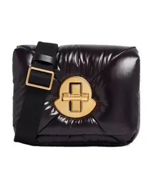 Moncler Puf Twist-lock Mini Crossbody Bag - Black