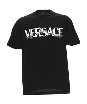 Versace Barocco Silhouette-print Cotton T-shirt