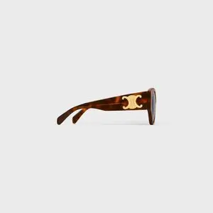 Celine Triomphe Xl 03 Acetate Sunglasses - Black