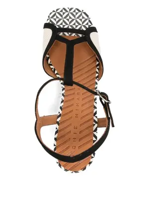 Chie Mihara Chunky High-heeled Sandals With Adjustable Ankle Strap