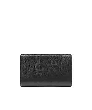 Michael Kors Logo Lettering Medium Wallet - Black