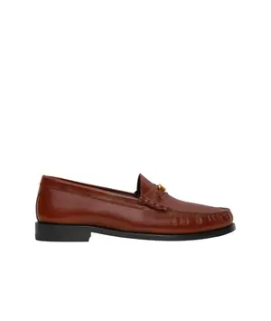 Celine Luco Triomphe Loafers In Polished Bull