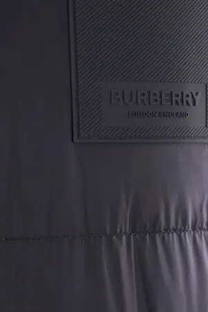 Burberry Detachable Sleeve Padded Puffer Jacket - Navy