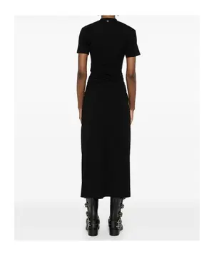 Rabanne Jersey Long Piercing Dress