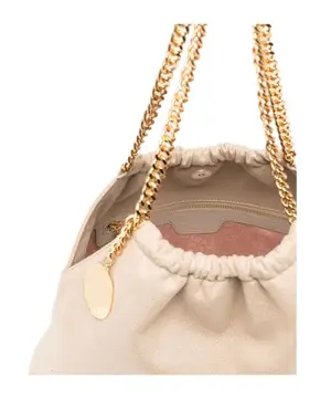 Stella McCartney Falabella Drawstring Shoulder Bag - Beige