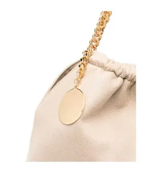 Stella McCartney Falabella Drawstring Shoulder Bag - Beige
