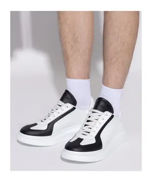 Alexander McQueen Colourblock Lace-up Platform Sneakers