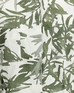Brunello Cucinelli Leaf Print Short-sleeve Shirt - No