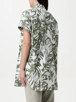 Brunello Cucinelli Leaf Print Short-sleeve Shirt - No