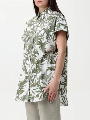 Brunello Cucinelli Leaf Print Short-sleeve Shirt - No