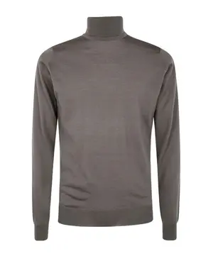 John Smedley Cherwell Turtleneck Sweater - Gray