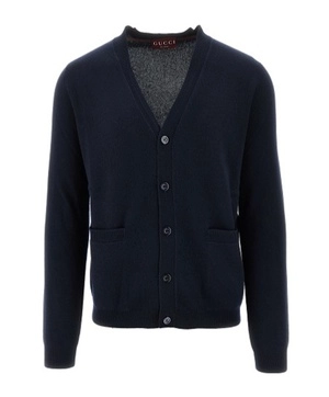 Gucci V-neck Cardigan - Black