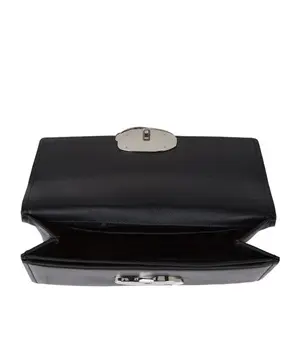 Karl Lagerfeld Ikonik Leather Shoulder Bag