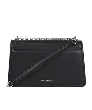 Karl Lagerfeld Ikonik Leather Shoulder Bag