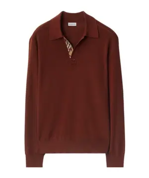Burberry Long-sleeve Polo Shirt