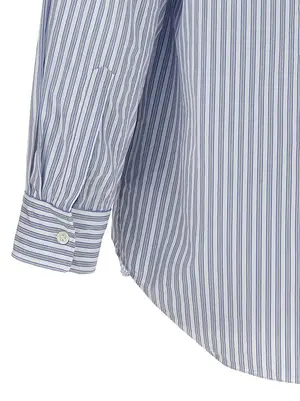 Play Comme Des Garcon Striped Shirt With Heart Patch