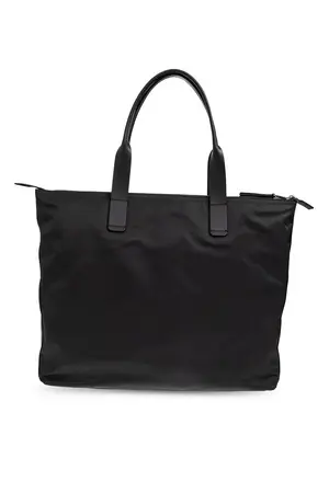 Dolce & Gabbana Logo Patch Shopping Bag - Black