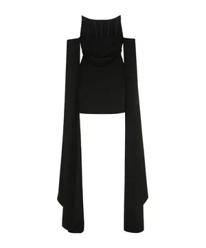 Giuseppe Di Morabito Off-the-shoulder Jersey Mini Gown