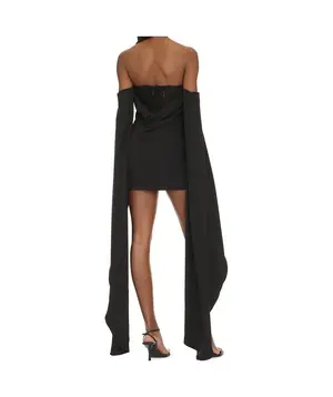 Giuseppe Di Morabito Off-the-shoulder Jersey Mini Gown