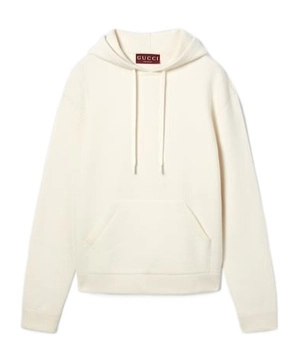 Gucci Piquet Knit Hooded Sweatshirt
