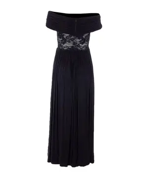 Zimmermann Off-shoulder Lace Midi Dress - Black