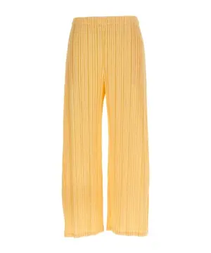 PLEATS PLEASE BY ISSEY MIYAKE Wide Leg Pleated Trousers