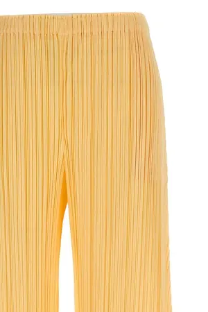 PLEATS PLEASE BY ISSEY MIYAKE Wide Leg Pleated Trousers
