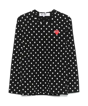 Play Comme Des Garcon Long-sleeved T-shirt - Black