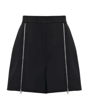 Alexander Mcqueen Zip Up Shorts For Women