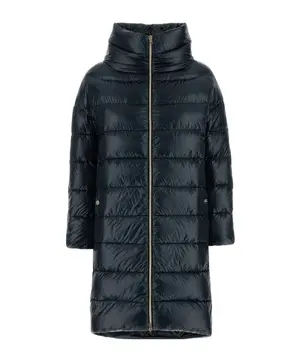 Herno Long Sleeve Down Jacket - Navy